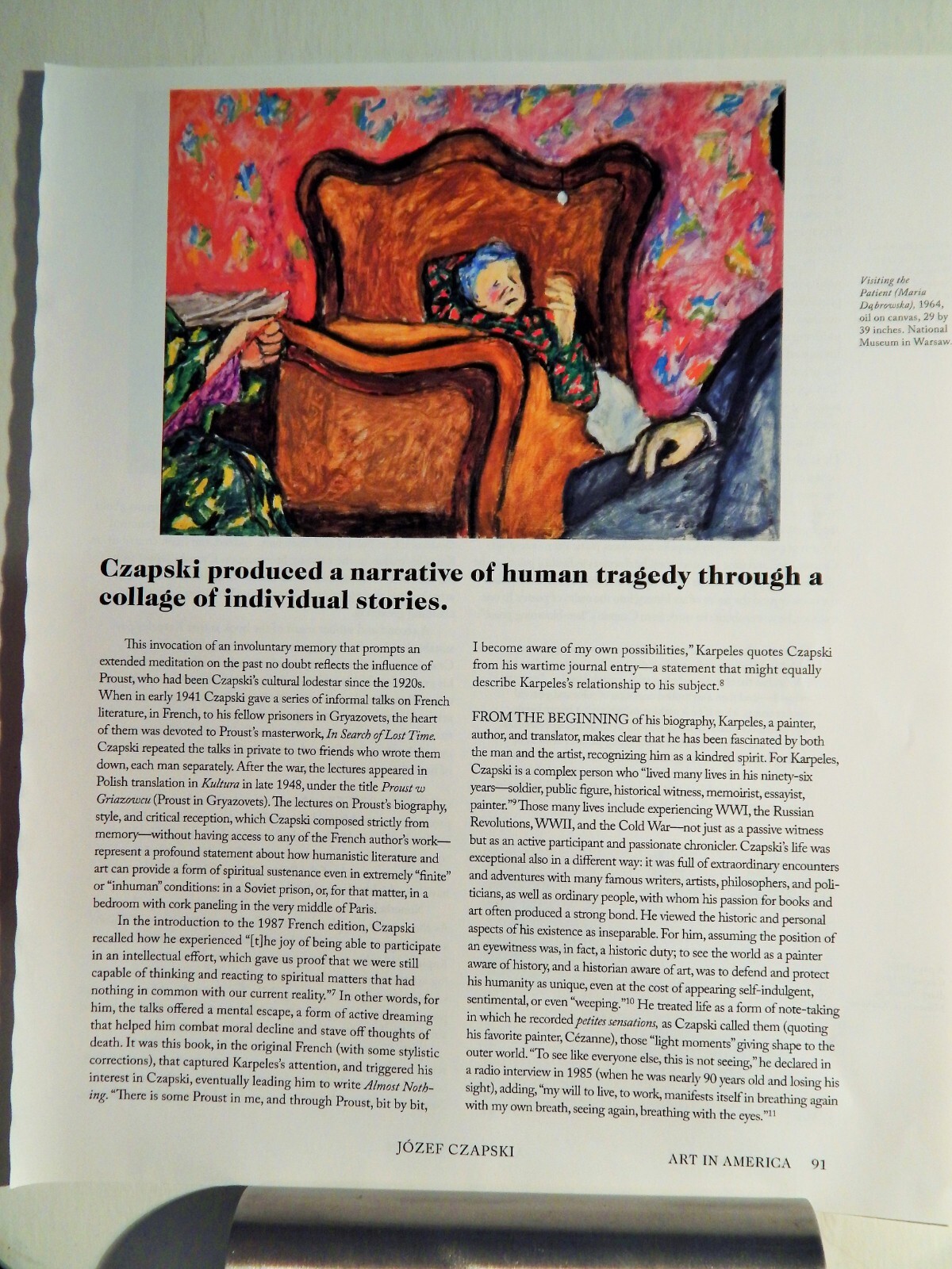 JOZEF CZAPSKI ART PIECE VTG ORIG 2019 ADVERTISEMENT | eBay