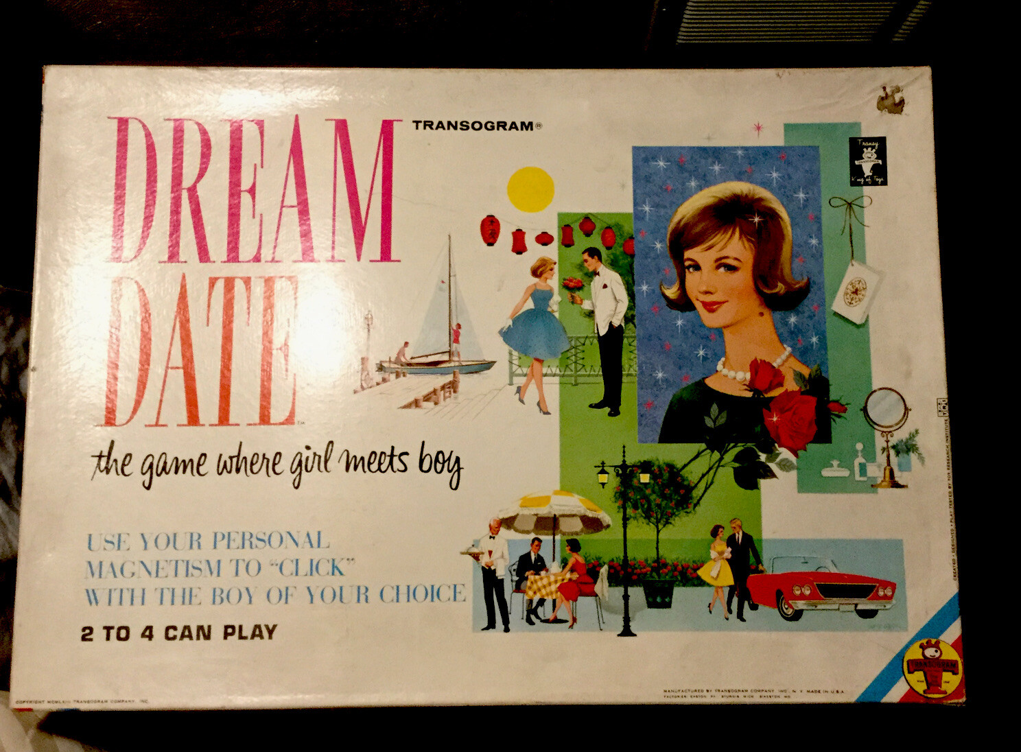 RARE 1963 Dream Date Board Game By Transogram | eBay