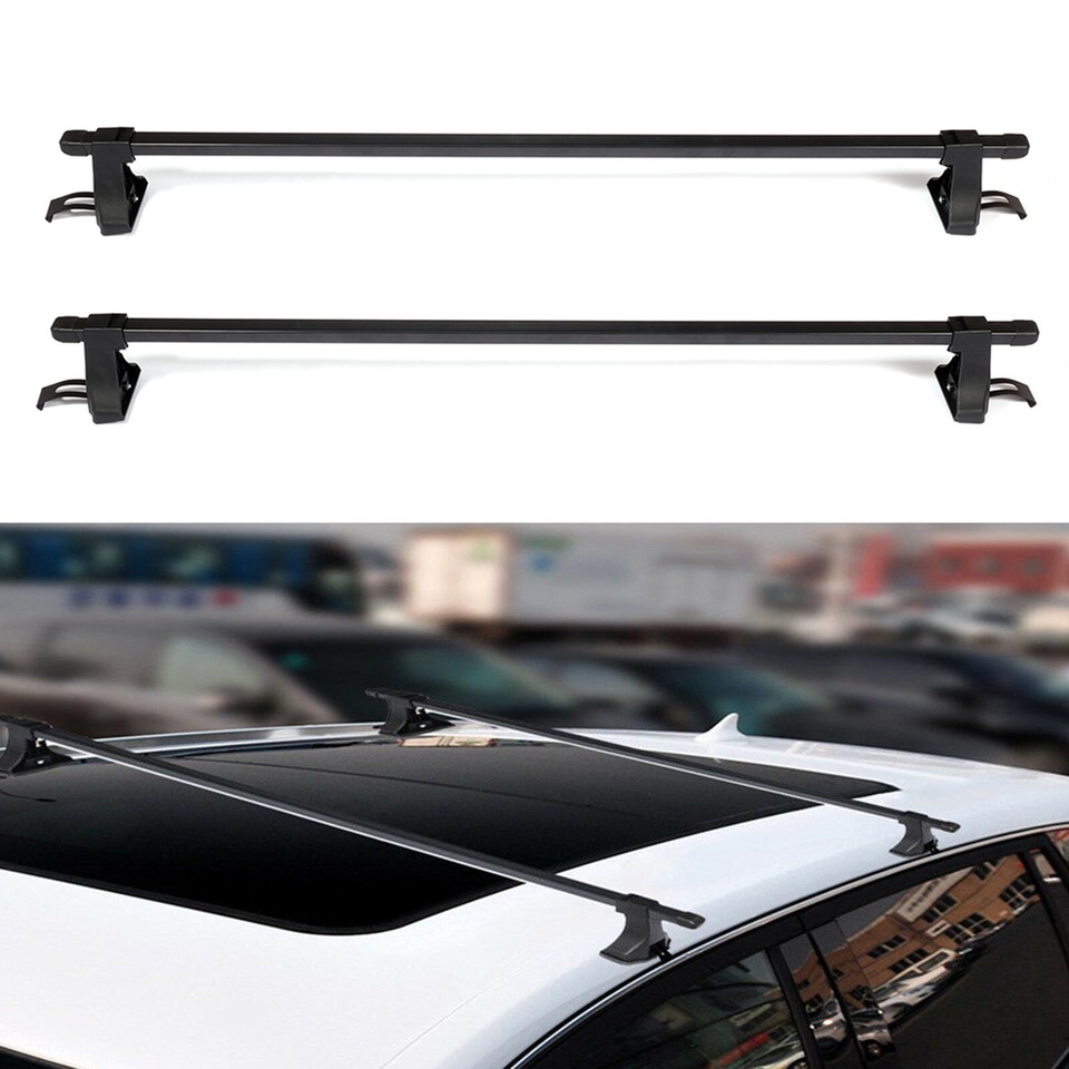 55" Adjustable Universal Cross Bar For SUV Truck Jeep Roof Rack Luggage ...
