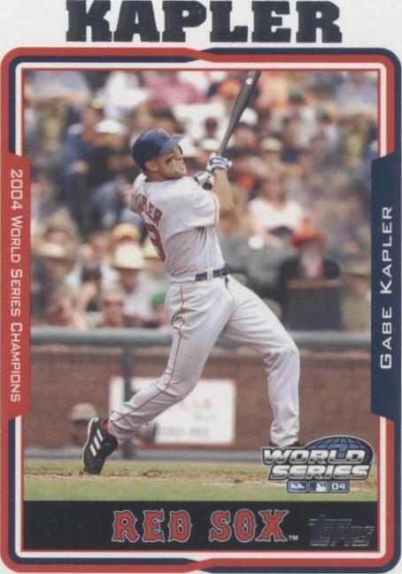 2004 Topps Boston Red Sox World Series - Gabe Kapler #23 for sale ...