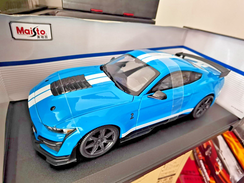 Maisto 1:18 2020 Ford Mustang Shelby GT500 Diecast Model Racing Car ...