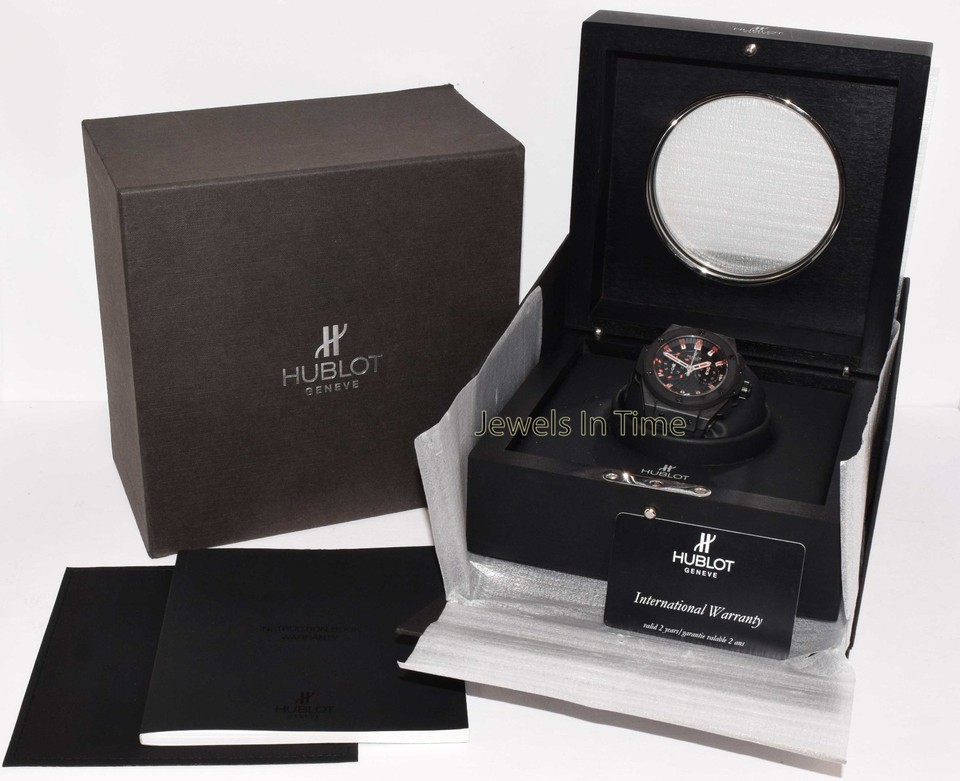 Hublot King Power Black Magic Chronograph Watch Box/Papers 715.CI.1123 ...