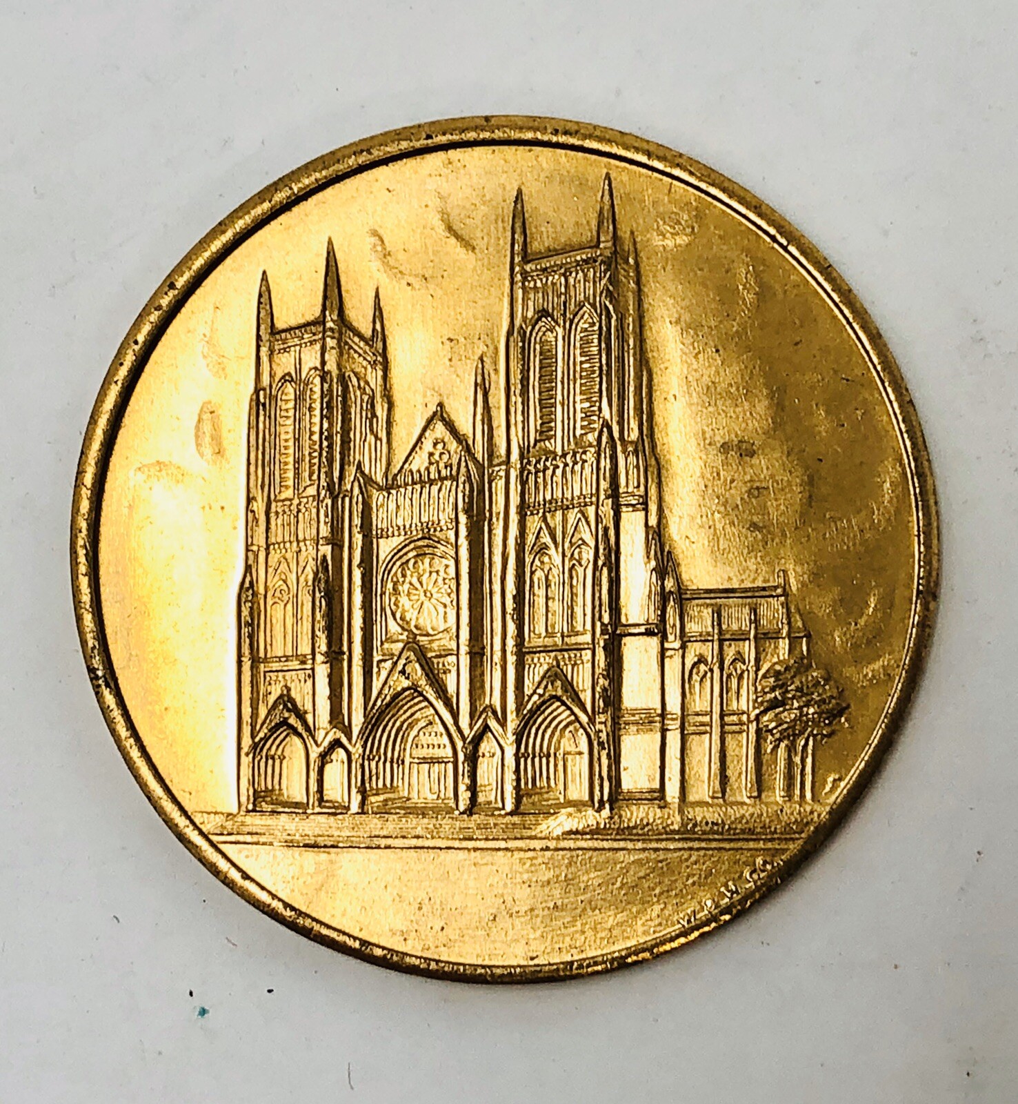 Cathedral Church of St. John The Divine New York Pilgrimage Medal Token ...
