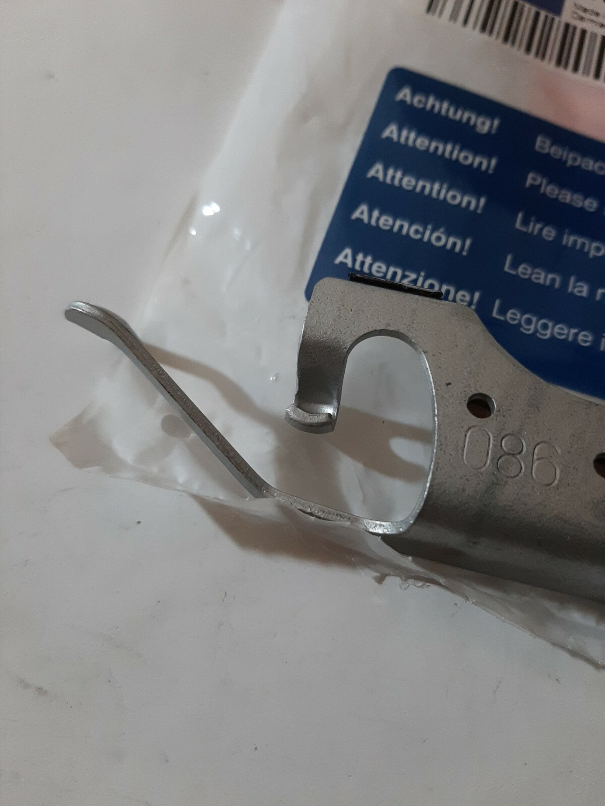 MERCEDES W212 W218 MOLLA RITEGNO PASTIGLIE FRENO POSTERIORE OEM ...