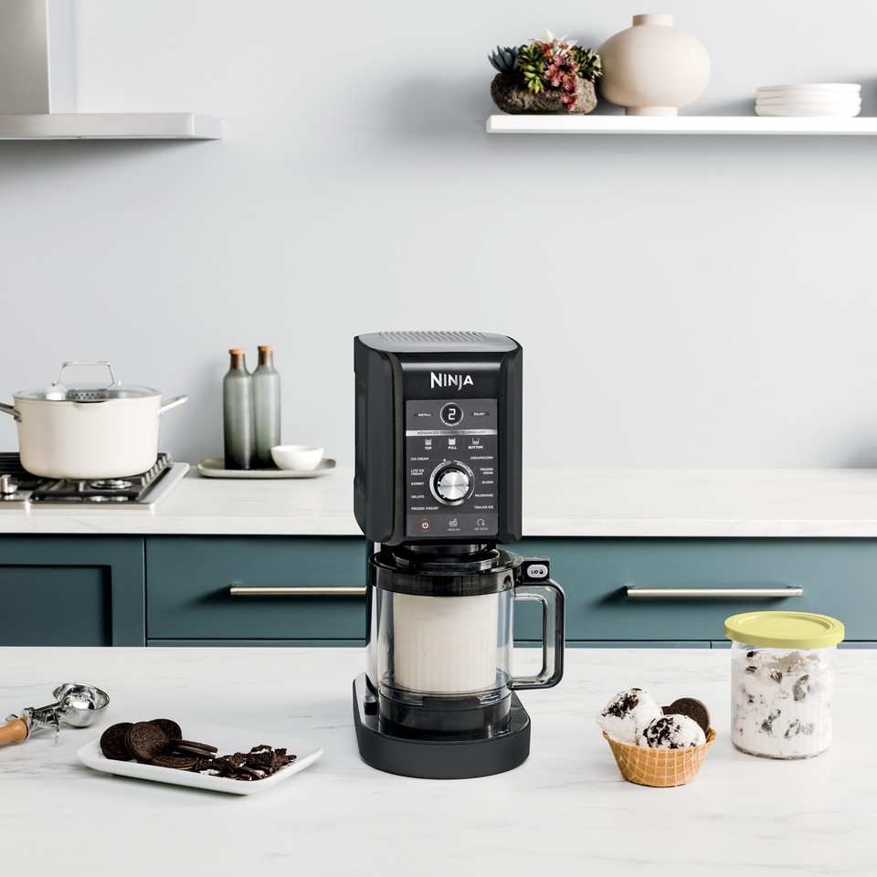 NINJA CREAMI DELUXE ICE CREAM MAKER 11 IN 1 PINTS MACHINE SORBET GELATO ...