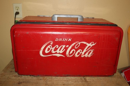 Rare Vintage c.1938 Coca Cola Westinghouse Half Junior Soda Pop Cooler ...