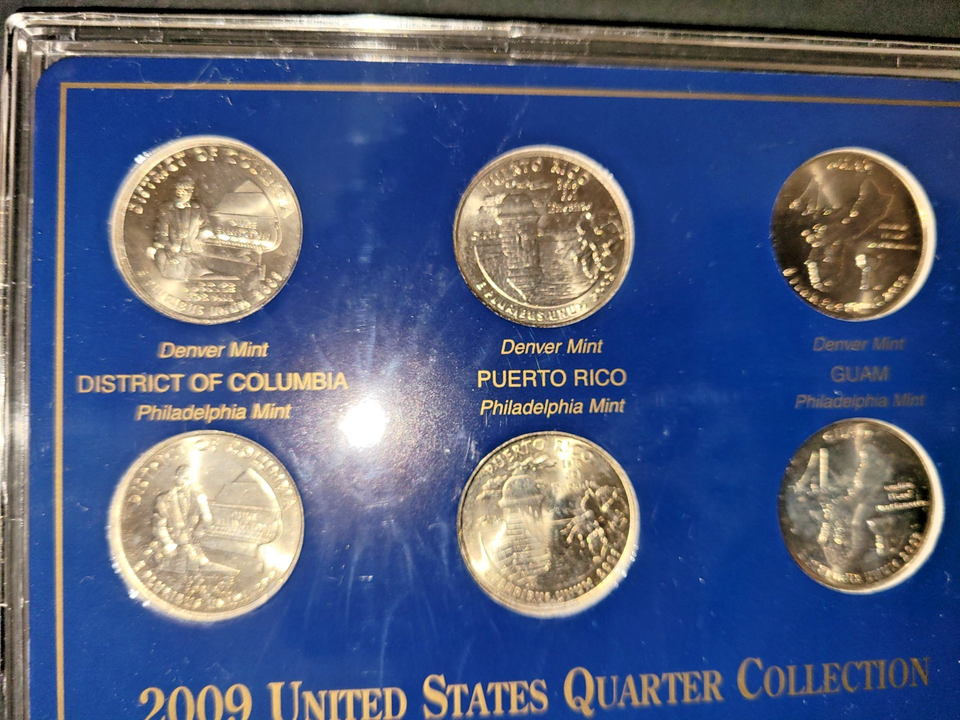 United States Quarter Collection From 2009 Uncirculated Quarters - 6 ...