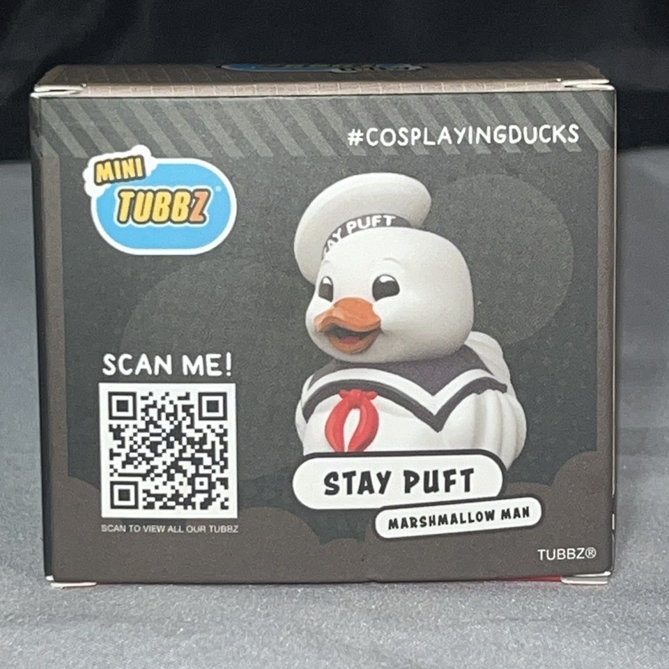 Mini Tubbz Ghostbusters Stay Puft Marshmallow Man Duck | eBay