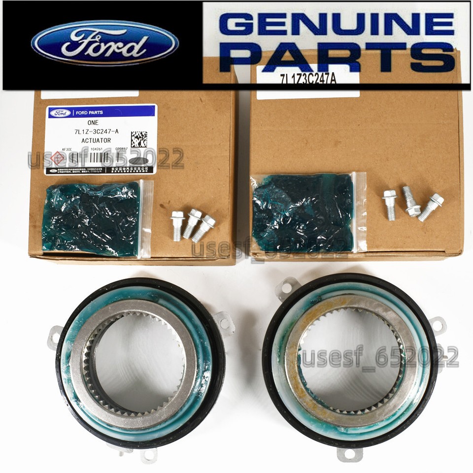 2PCS Auto Locking Hub Axle Actuator For 2004-2015 Ford F-150 4WD 7L1Z ...