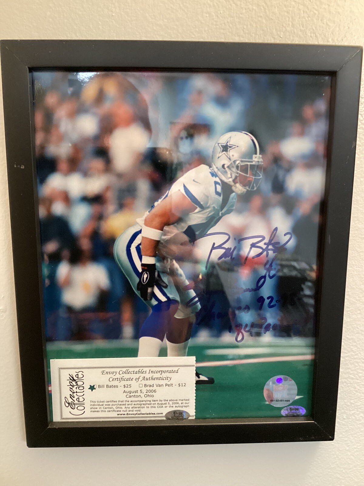 bill bates autograph Dallas Cowboys 8x10 Photo | eBay