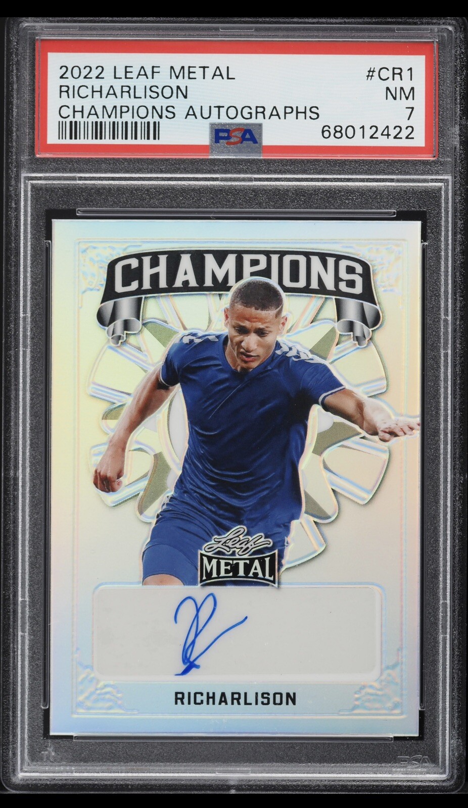 2022 LEAF METAL SOCCER /35 RICHARLISON PSA Auto Autograph Brazil ...