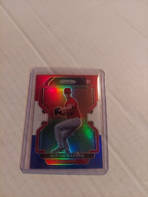 2022 Prizm Red White Blue Prizm Rc #187 Austin Warren | eBay