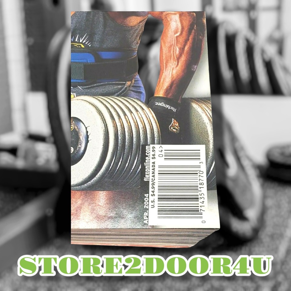 FLEX bodybuilding magazine Chris Cook - April 2004 - Dexter Jackson ...