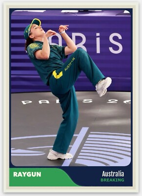 Raygun Australia Breaker Novelty Sports Card Olympics Rachael Gunn ...