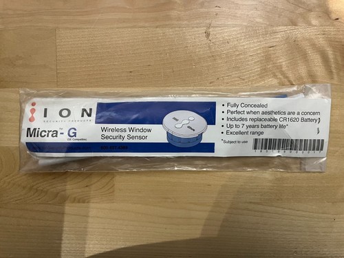 ION Security Products Micra-G Wireless Window Security Sensor GE-319 ...