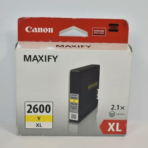 Canon Maxify 2600 Ink Cartridge XL Yellow Genuine Sealed | eBay Australia