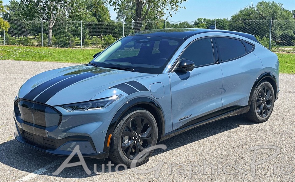 2021-2025 Ford Mustang Mach-E Hood Decals Fender Stripes BREAKER ARC ...