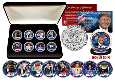 The Greatest DONALD TRUMP 45th President US Coin Set Ever Assembled ...