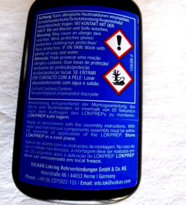 Lokring Appliance L14000878 Lokprep 65g / 15ml Bottle | eBay