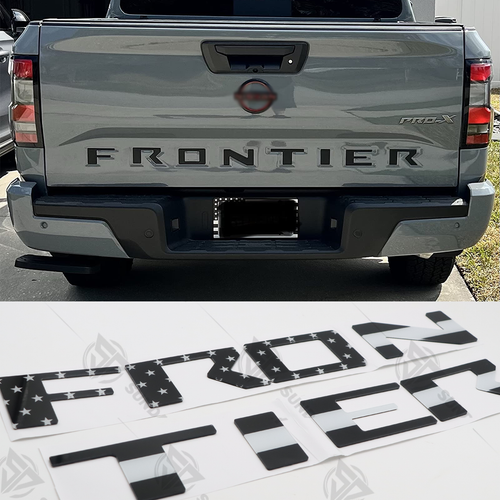 USA FLAG For NI-SSAN FRONTIER 2022-2025 Rear Tailgate Insert Letters | eBay