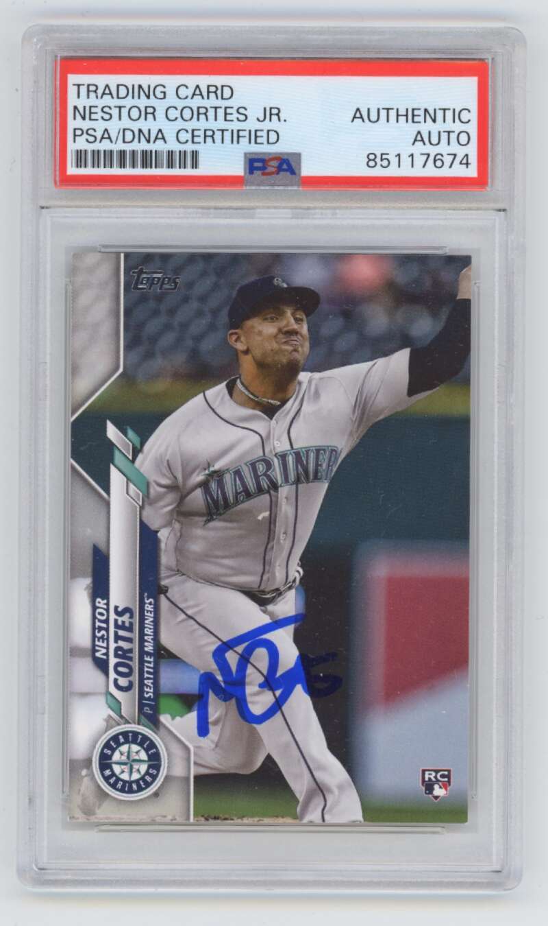 Nestor Cortes 2020 Topps Update U-196 Rookie RC Signed Auto PSA DNA ...