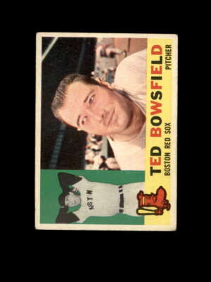 1960 Topps Baseball #382 Ted Bowsfield STARX 2.5 G/VG (LS809550) | eBay
