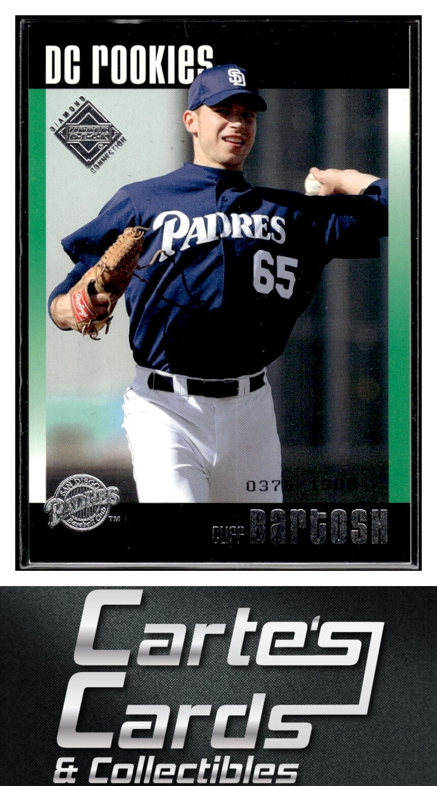 Cliff Bartosh 2002 Upper Deck Diamond Connection #162 San Diego Padres RC /1500 | eBay