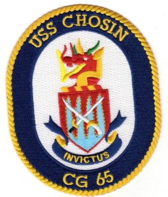 USS Chosin CG-65 BC Patch Cat. No. C7037 | eBay