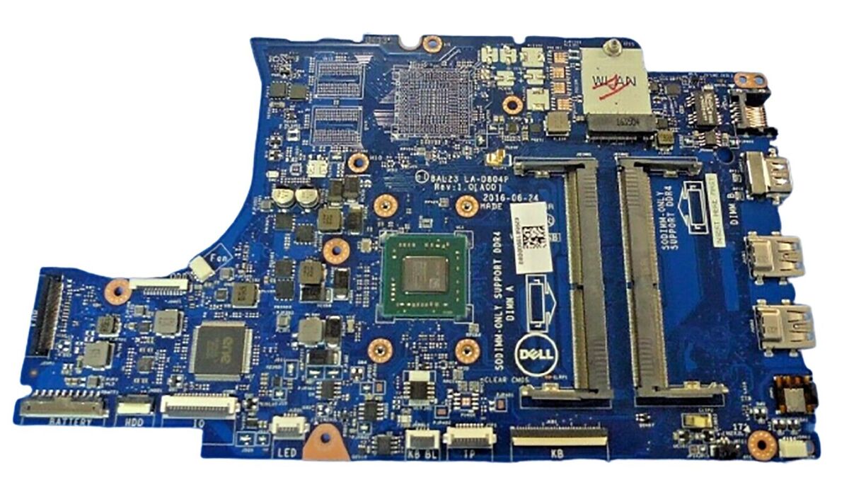 Dell Inspiron 15 5565 5765 Motherboard AMD A9-9400 DDR4 2.4 Dell Inspiron 15 5565 5765 Motherboard AMD A9-9400 DDR4 2.4