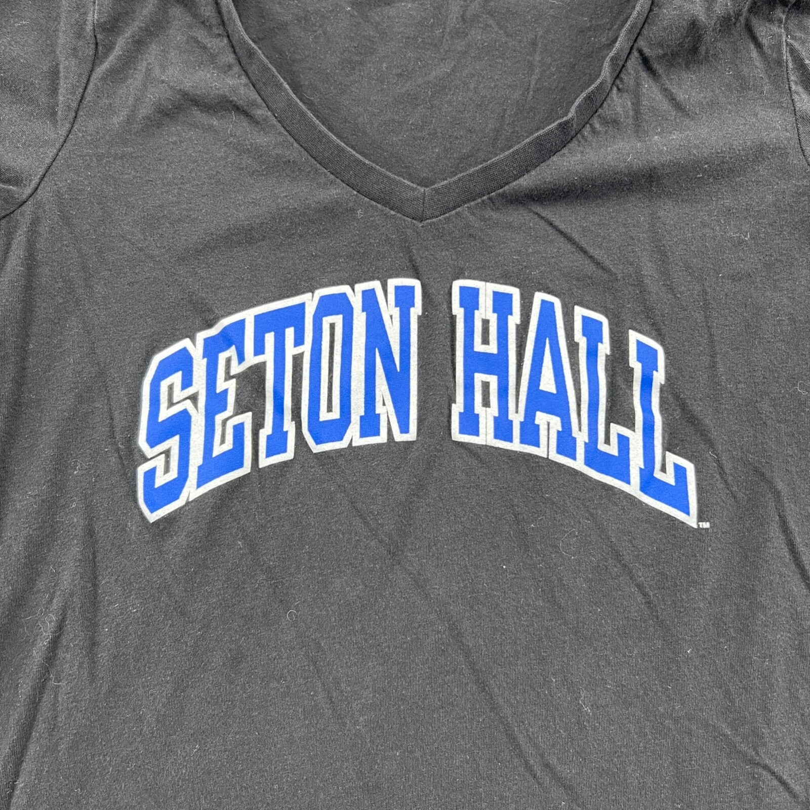 Seton Hall Shirt Womens Size M Champion University College Black Tee ...