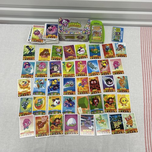 Moshi Monsters Mash Ups Joblot Of Trading cards 250 Total & 1 Top ...