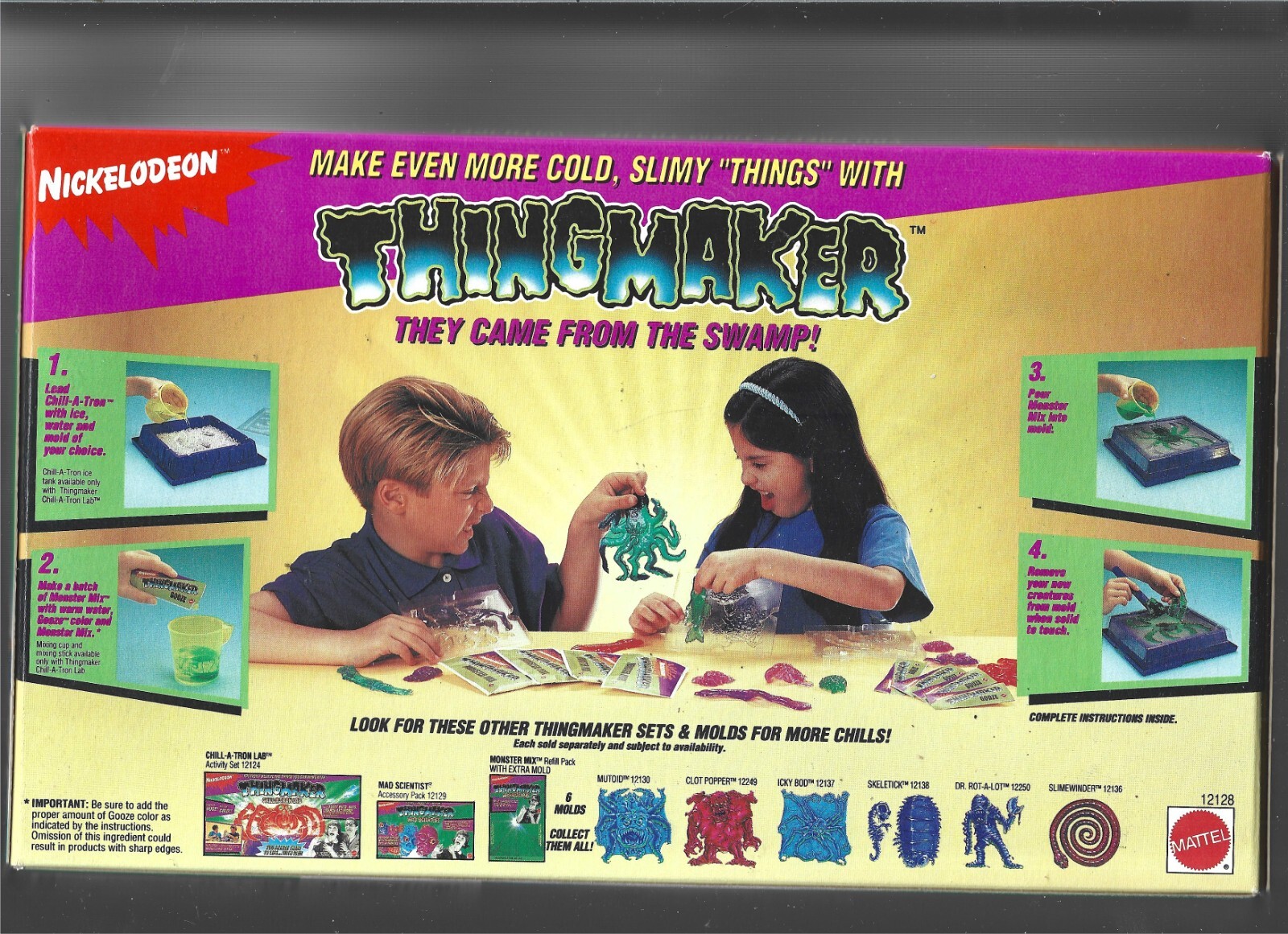 NICKLEODEON THINGMAKER BOG WOGGS MIB (1994) MATTEL TOYS, CREEPY ...