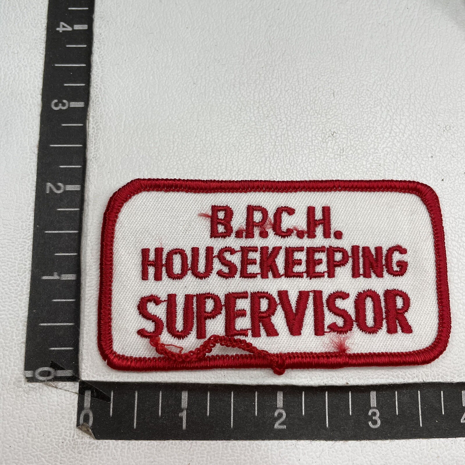 Vtg BPCH HOUSEKEEPING SUPERVISOR Patch 09NJ | eBay