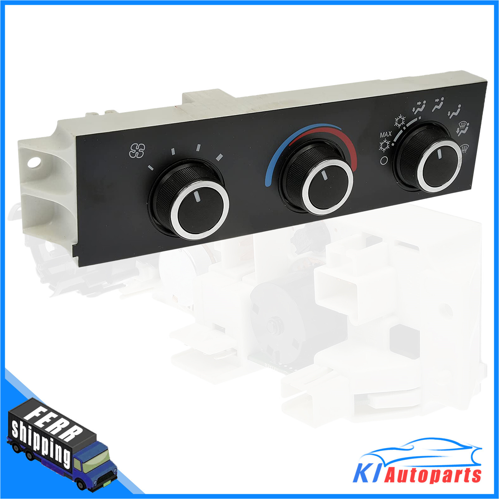 Front HVAC Control Module 599-217 For Chevrolet GMC Express 2500, 3500 ...