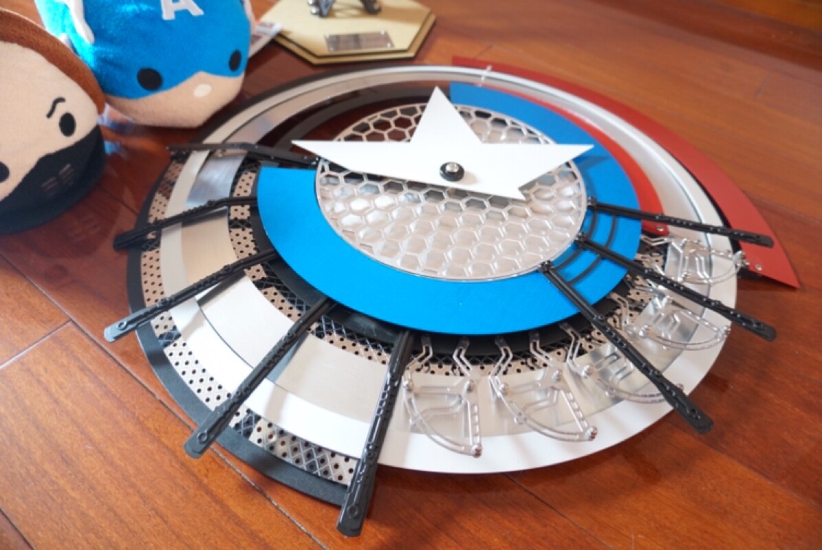 Captain America's Prototype Shield 1/1 Stainless steel Wearable Prop ...