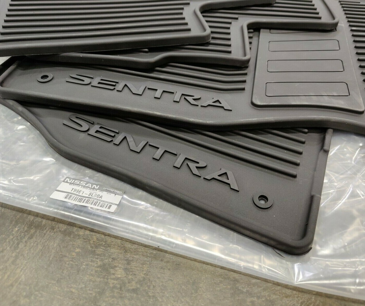 Genuine OEM Nissan T99E1-6LB0A Rubber All Season Floor Mat 4pc Set 20 ...