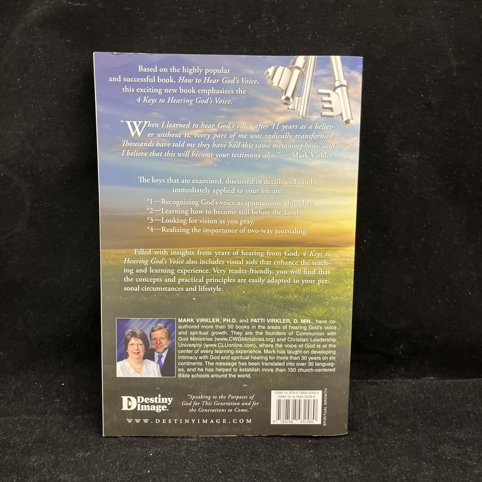 4 Keys to Hearing God's Voice Paperback 2010 by Mark and Patti Virkler ...