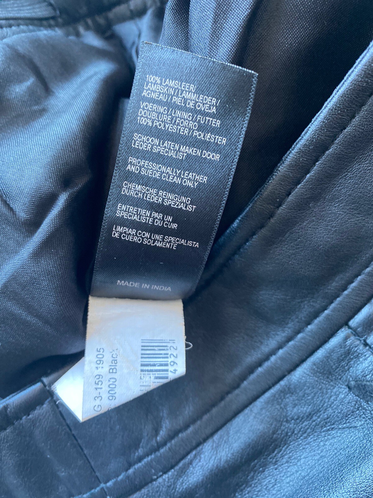 * Nik & Nik Damen Mädchen echt LEDER mini Rock Lederrock schwarz Größe ...