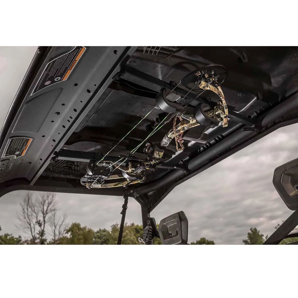 UTV In-Cab Overhead Gun/Bow Rack Secure Hunting Rifle Shotgun Polaris ...