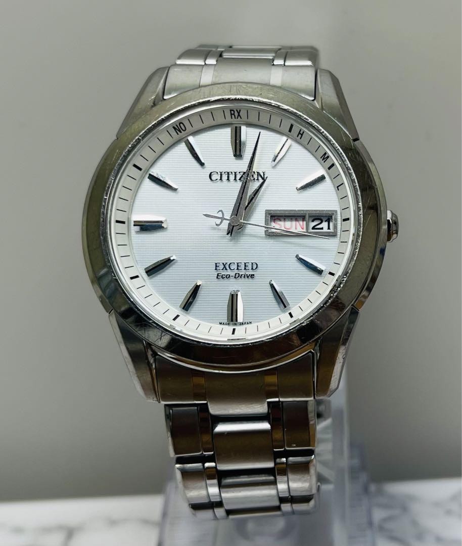 Citizen Exceed Eco-Drive Radio Solar Men's Titanium W… - Gem