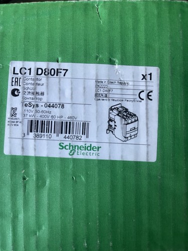 Schneider Telemecanique Square D LC1D80F7 Contactor | eBay
