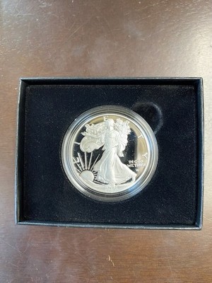 2021 American Eagle 1oz. Silver Proof Coin West Point Coin, Box And COA ...