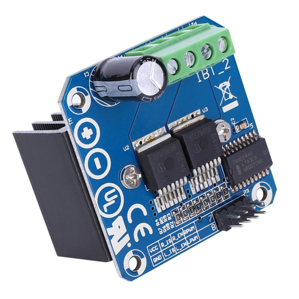 Motor Drive Module High Power Driver For Smart Car BTS7960 43A Electric ...