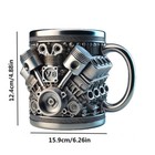 V6 V8 Engines Stainless Steel Cup,personalized V Stainless Steel Coffee ...