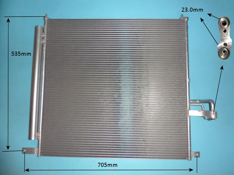 NEW AIR CON RADIATOR AC CONDENSER FITS FORD RANGER 3.2 2.2 TDCI YEAR ...