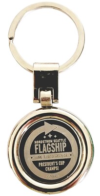 Nordstrom Seattle Flagship Keychain Presidents Cup Champs 2017 Keyring ...