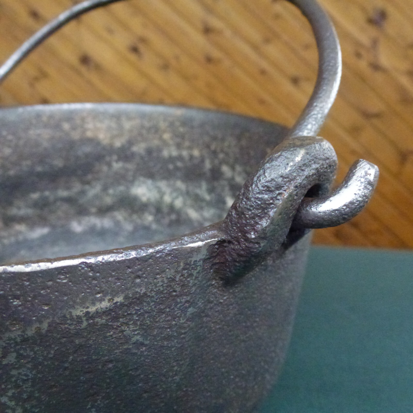 Swett Cast Iron #8 Lead Melting POT Bullet RELOADING MOUNTAIN MAN BLACK ...