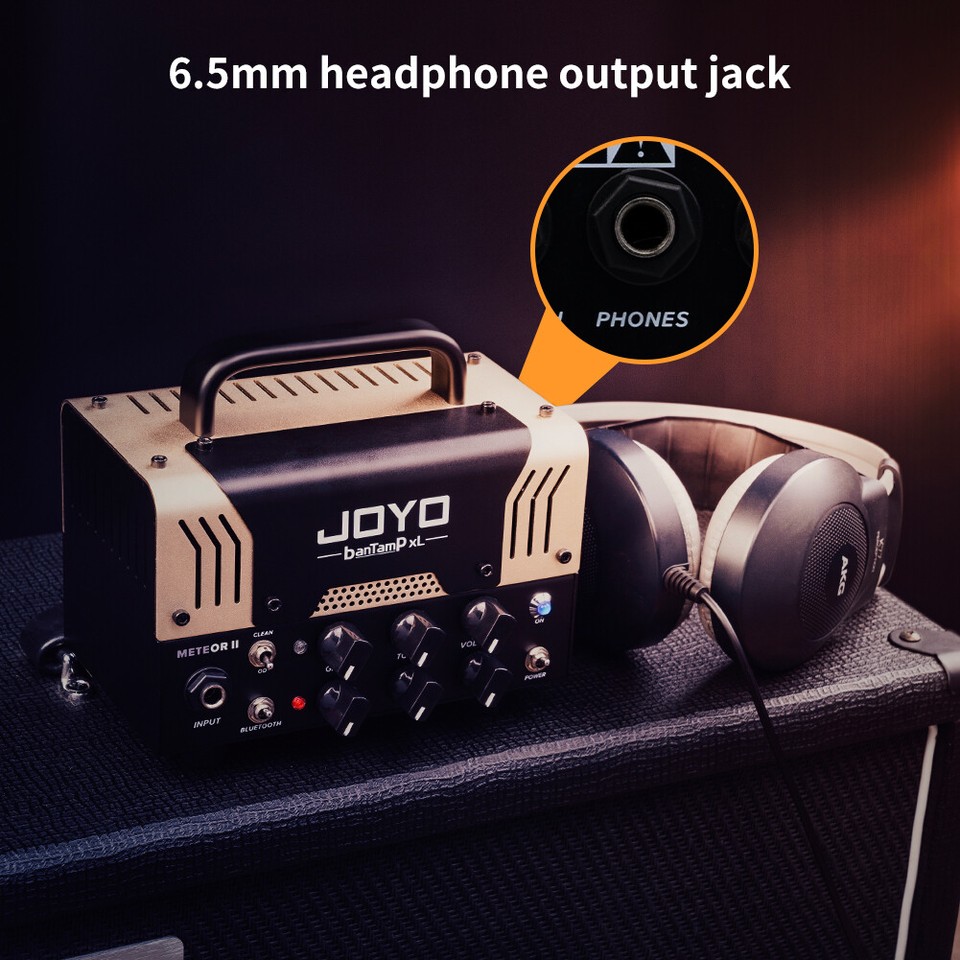 JOYO Mini Amp Head 20W Preamp 2 Channel Hybrid Tube Guitar Amplifier ...