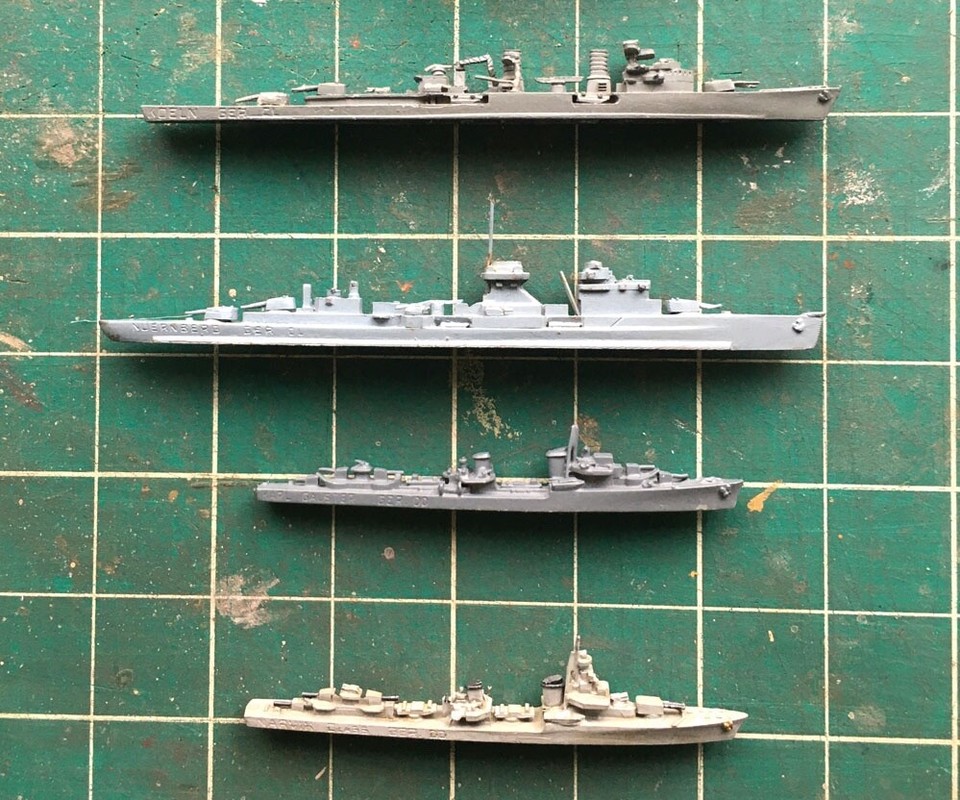 WWll 1:1200 German Navy recognition model ships: Comet Authenticast | eBay