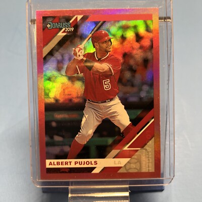 Albert Pujols(700 HR CLUB) 2019 Donruss Pink (NM) #89 ANGELS | eBay